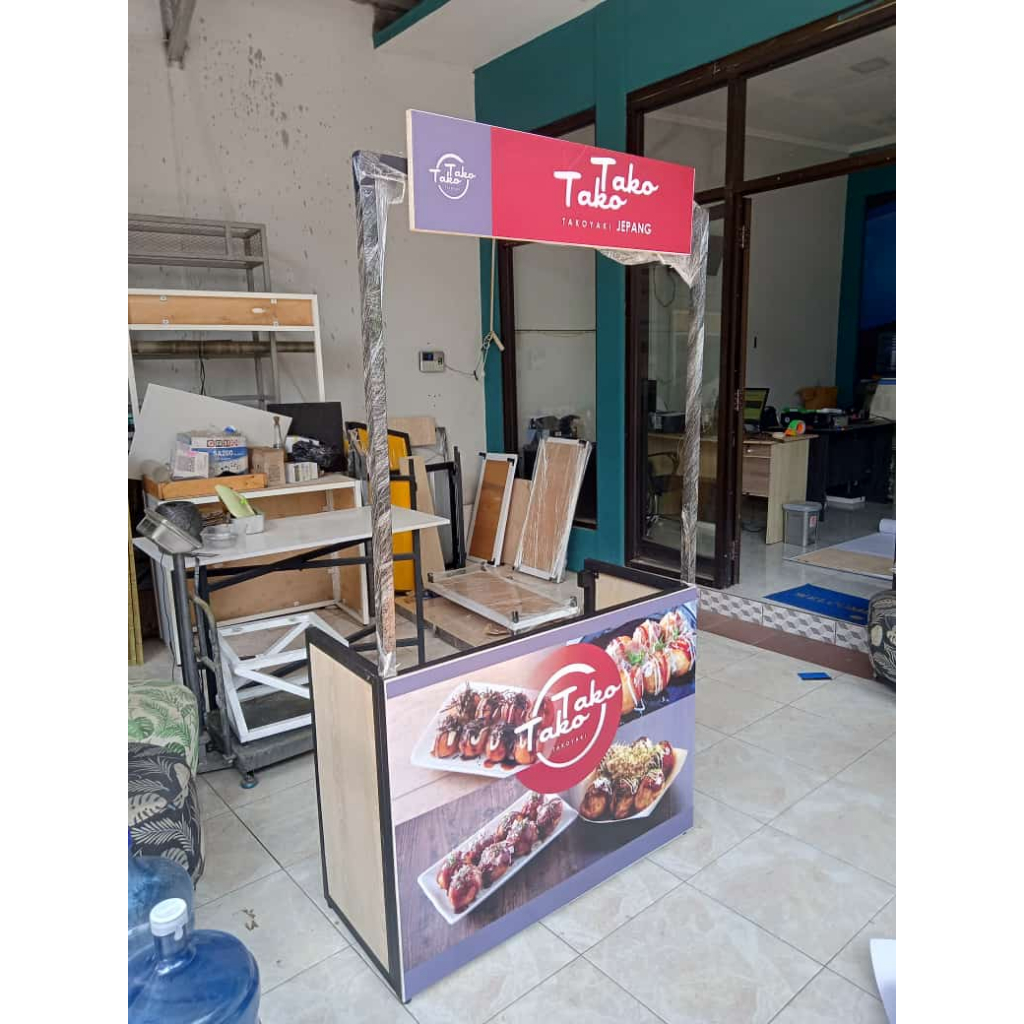 Jual Booth Lipat Portable | Bahan Besi kuat Awet | Shopee Indonesia