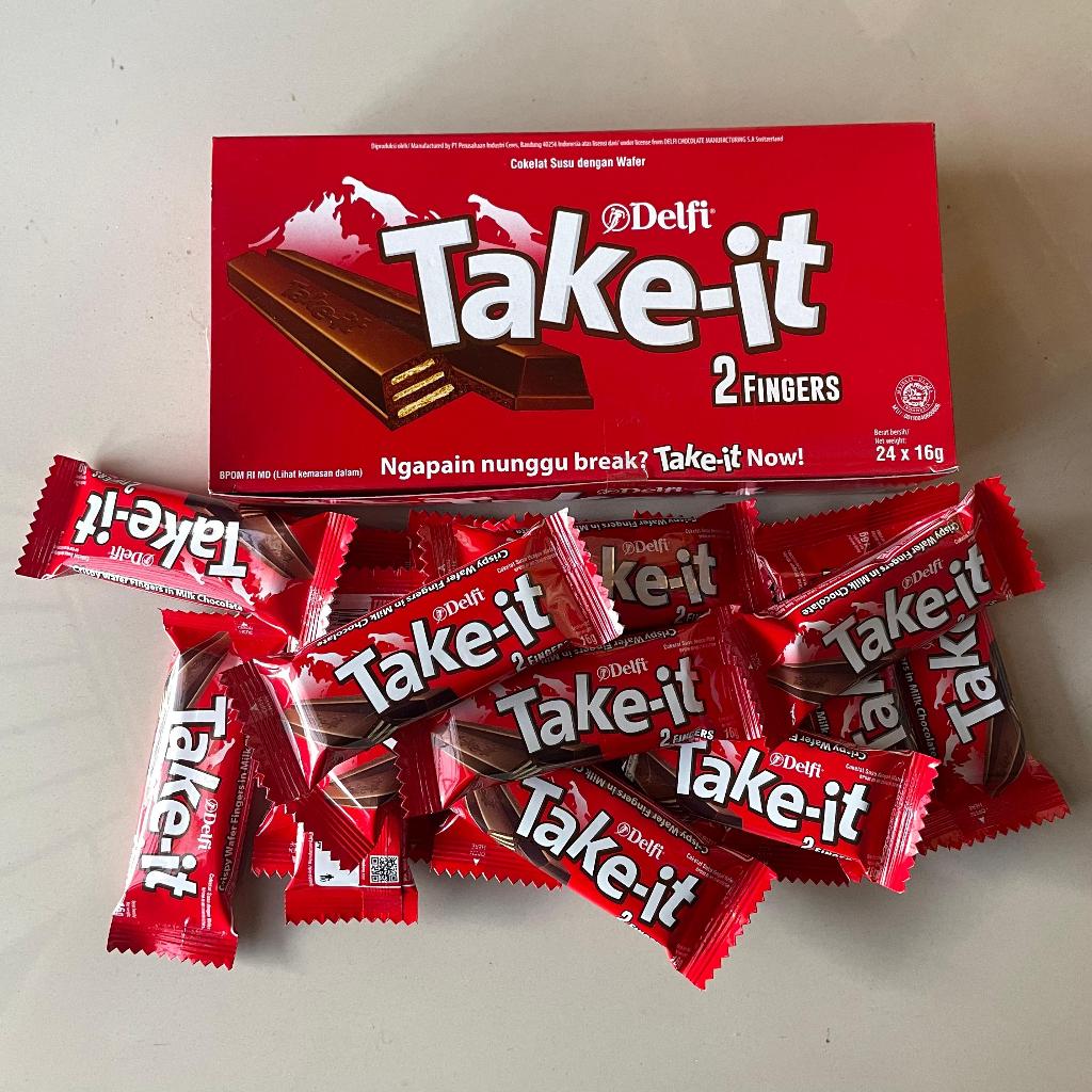 Jual DELFI TAKE IT 2 FINGER 16 GRAM ( BOX / 24 PC ) | Shopee Indonesia