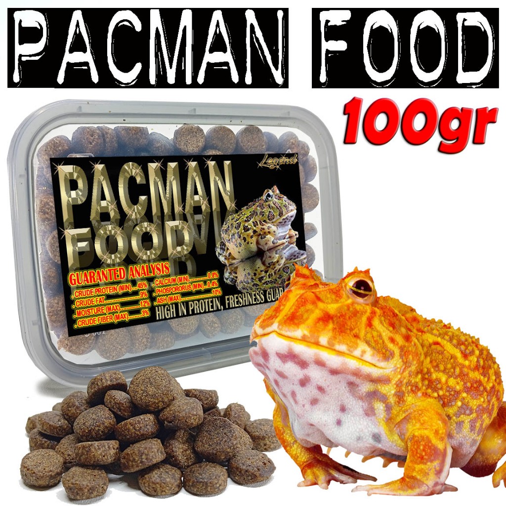 Jual 100GR PACMAN FOOD PIXIE FROG KATAK KODOK PAKAN PELET REPTILE ...
