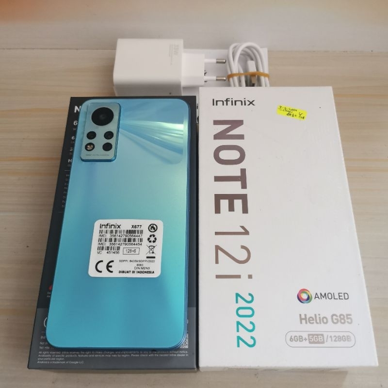Jual Infinix Note 12i 2022 ram 6GB 128GB Bekas - Garansi Resmi - second ...