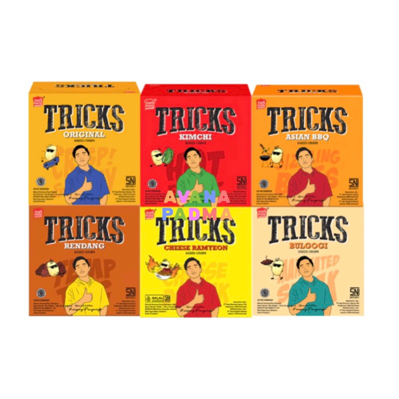 Jual Tricks Baked Chips Tricks Baked Chips (Isi 10/Box) (120g) (6 ...