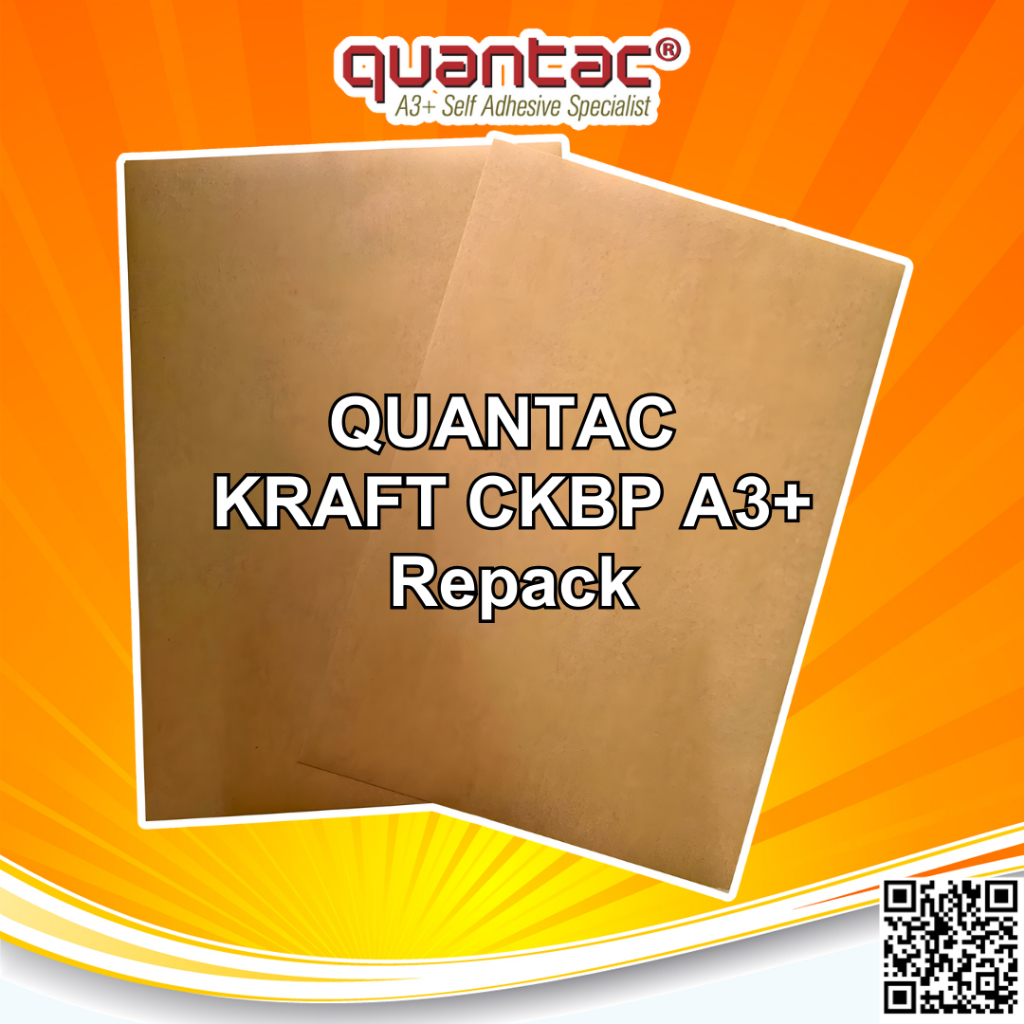 Jual QUANTAC KRAFT CKBP Sticker A3+ Stiker Samson Coklat Vintage Label ...