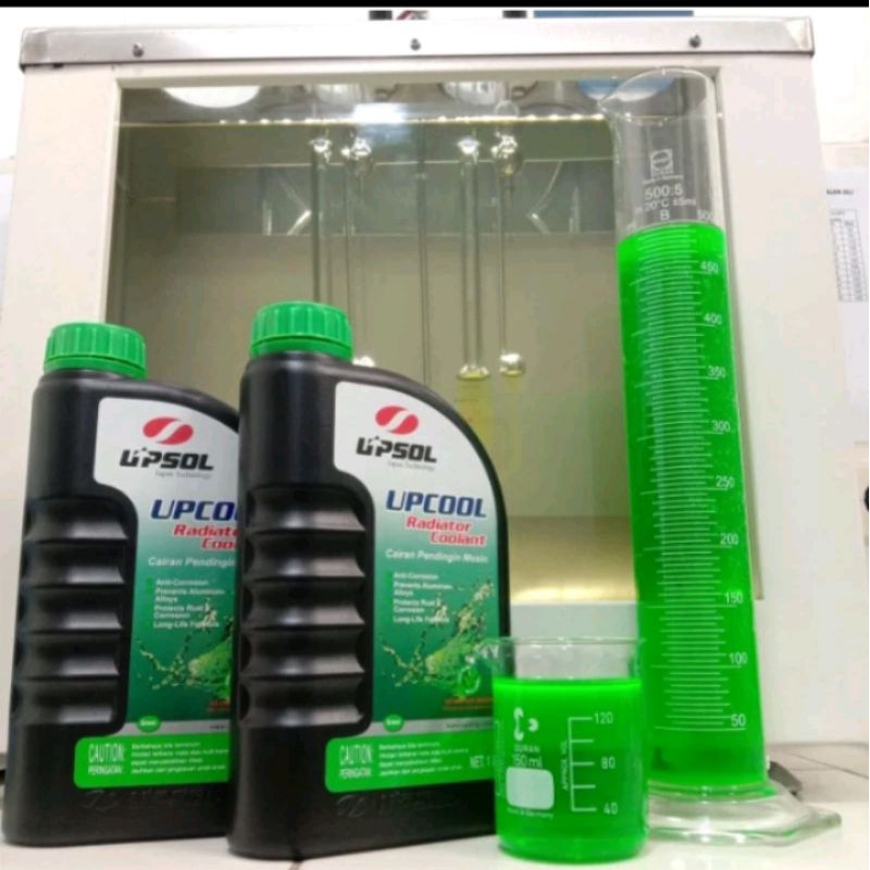 Jual Air Radiator Upsol Upcool Radiator Coolant Kemasan 1Liter (1 Botol ...