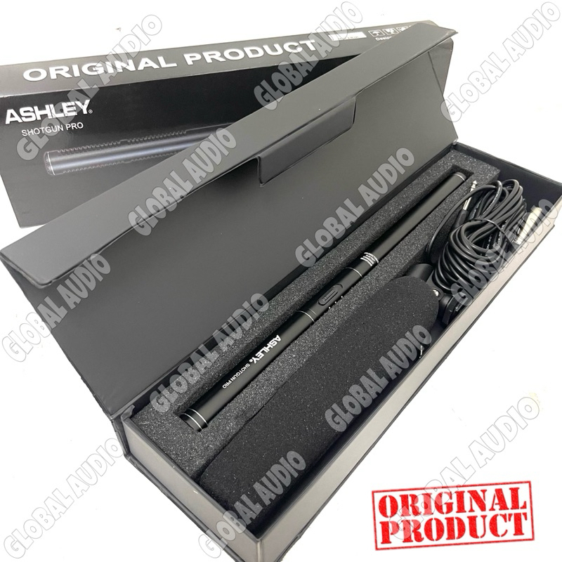 Jual Mic Kabel Condenser Ashley Shotgun Pro Original Microphone Cabel ...