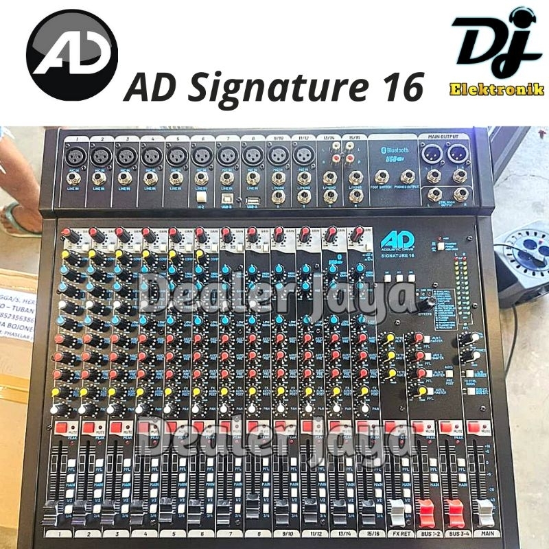 Jual Mixer Analog AD SIGNATURE 16 / SIGNATURE16 - 16 channel | Shopee Indonesia