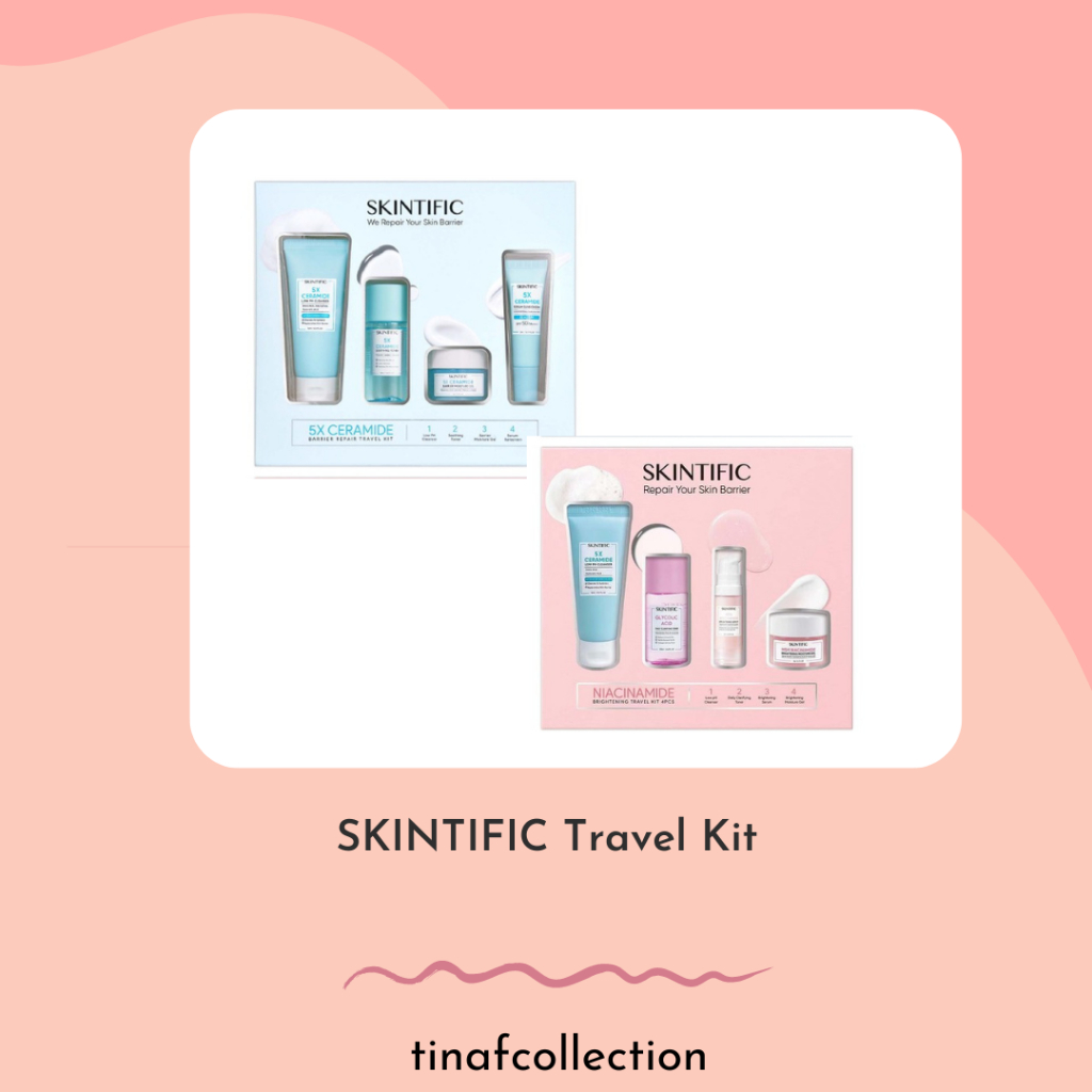 Jual SKINTIFIC Travel Kit 5x Ceramide Barrier Repair | Niacinamide ...