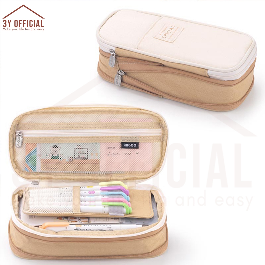 Jual 3Y Angoo Collapsible Pencil Case kotak pensil aesthetic | Shopee ...