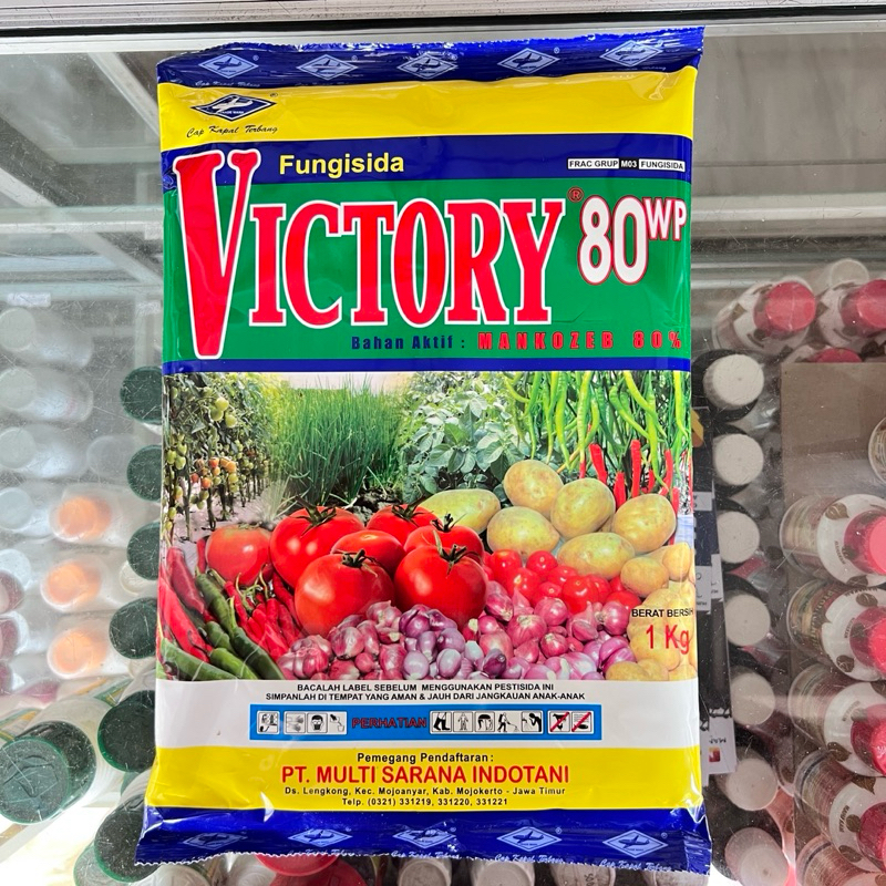 Jual Fungisida Victory 1Kg Mancozeb Kuning Bisi Cap Kapal Terbang ...