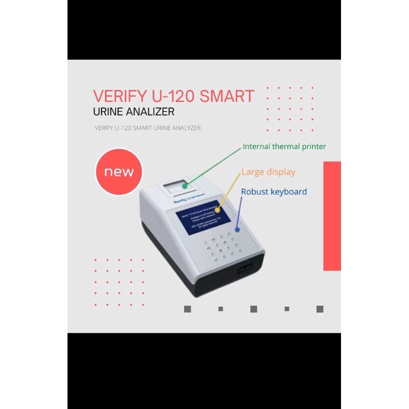 Jual Verify Alat Urine Analizer Tipe U120 | Alat Pembaca Strip Urine ...