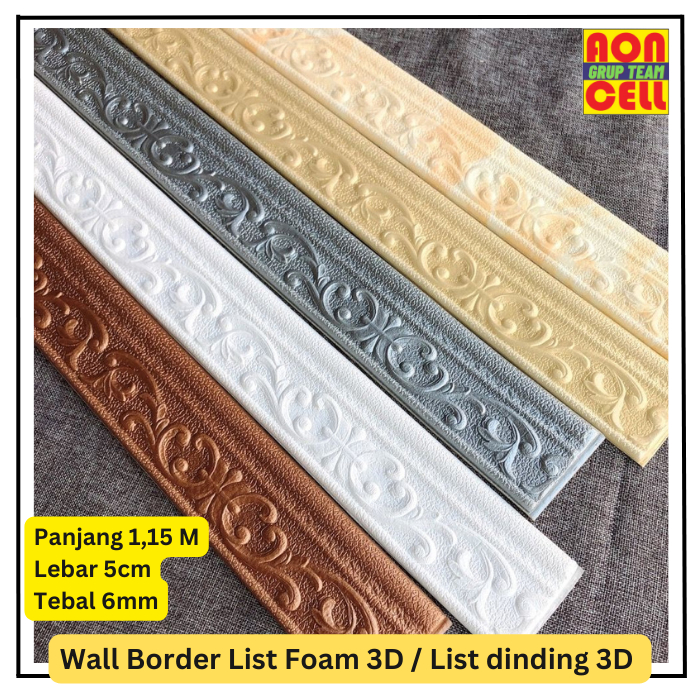 Jual Wall Border List / Wallborder Foam 3D /Walpaper List Foam Stiker ...