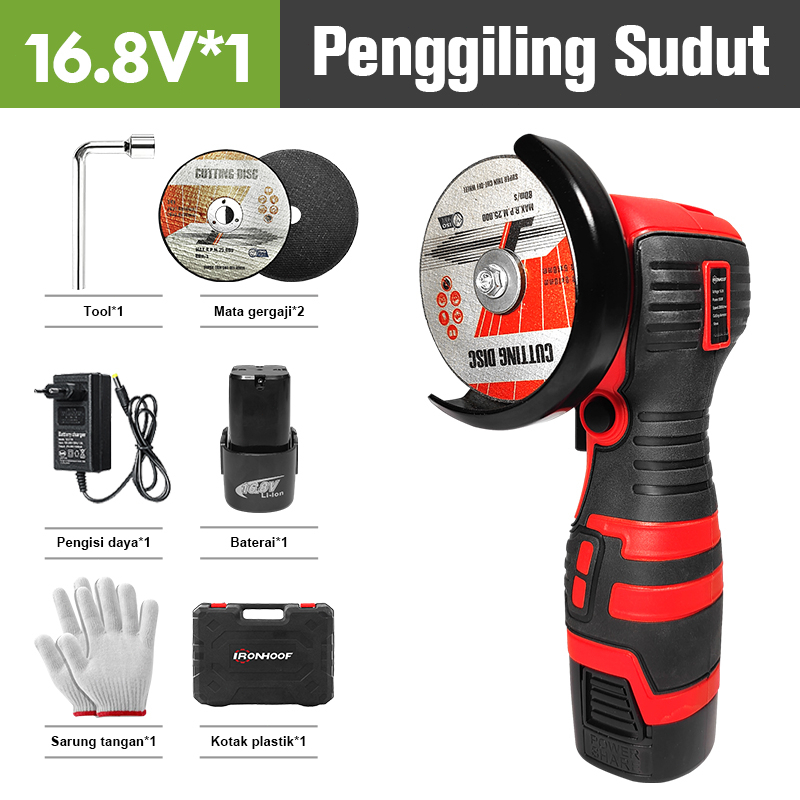 Jual Gerinda Sudut Brushless Cordless Mesin Gerinda Angle Grinder ...