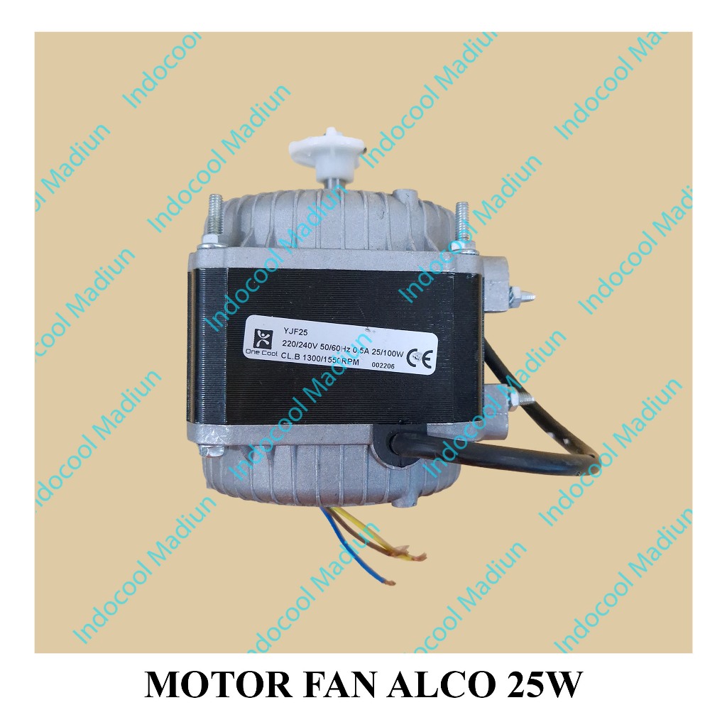 Jual MFA25W ALCO/DINAMO MOTOR KIPAS KULKAS SHOWCASE FREEZER/MOTOR FAN ...
