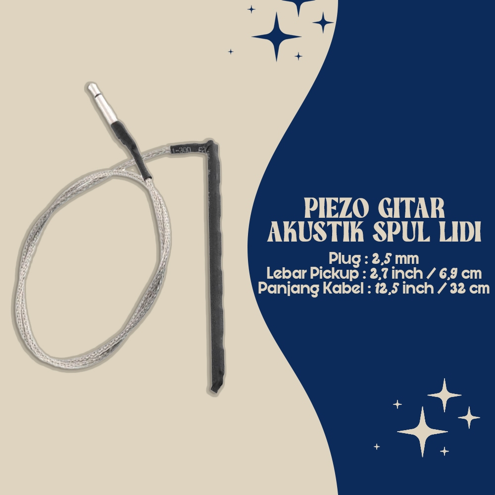 Jual Spul Lidi Piezo Equalizer Gitar Murah | Shopee Indonesia