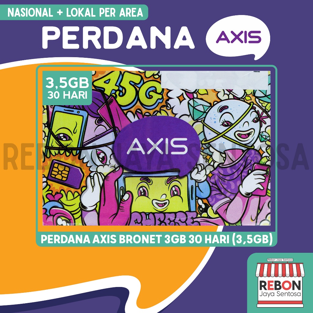 Jual P Axis Bronet 4,5Gb 60D (6Gb) | Shopee Indonesia