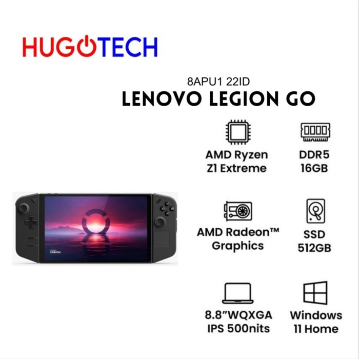 Jual LENOVO LEGION GO 8APU1 Ryzen Z1 Extreme 16GB 512GB WQXGA IPS WIN11 ...