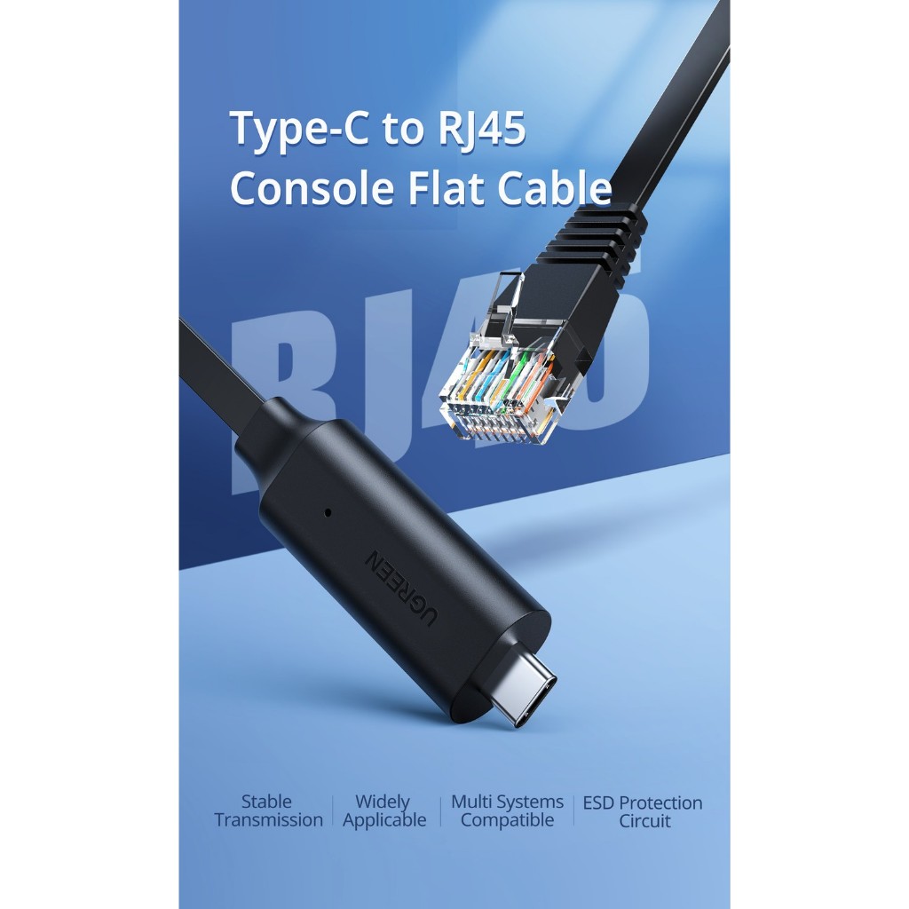 Jual UGREEN Kabel Console Type C To LAN Ethernet RJ45 Mac PC Komputer ...