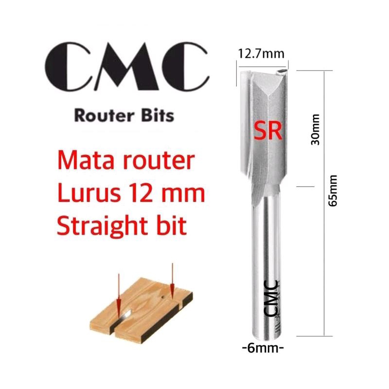 Jual Mata Router/ Profil Lurus 12 mm/ Straight Bits CMC | Shopee Indonesia