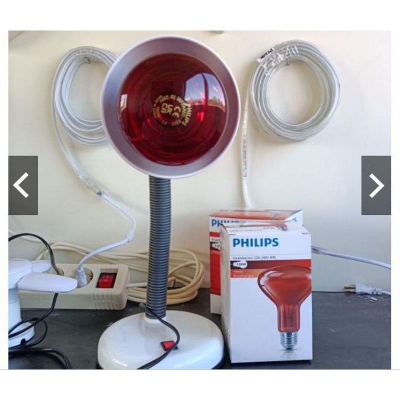 Jual Alat Fisioterapi Terapi Inframerah Infrared Philips Asli 100 Watt ...