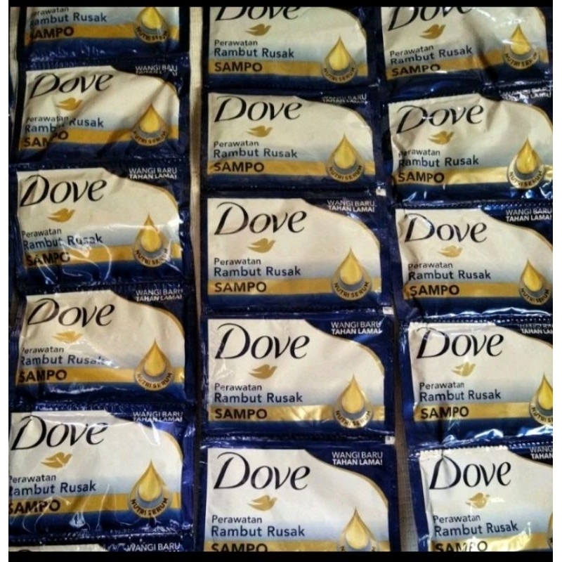 Jual sampo Dove sachet 9 ml 12 pcs | Shopee Indonesia