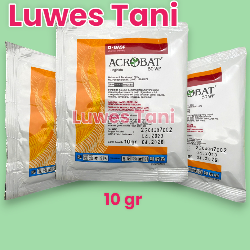 Jual Acrobat 50wp 10gr fungisida perlakuan benih dan busuk daun ...