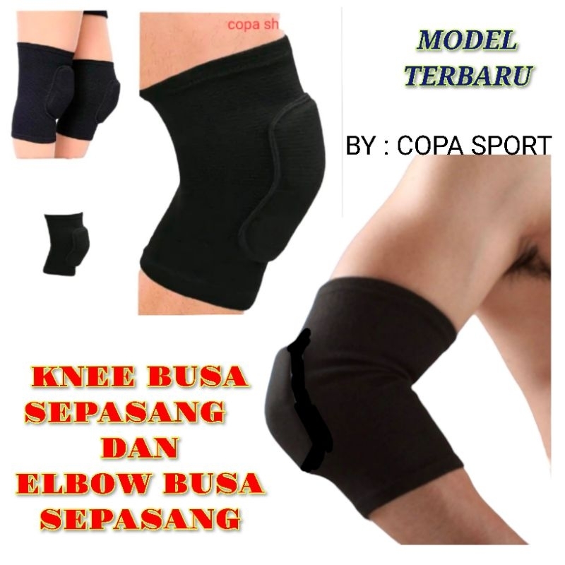 Jual Knee Pad Kneepad Knipet Deker Lutut Kneepad Elbow Siku Deker BUSA ...