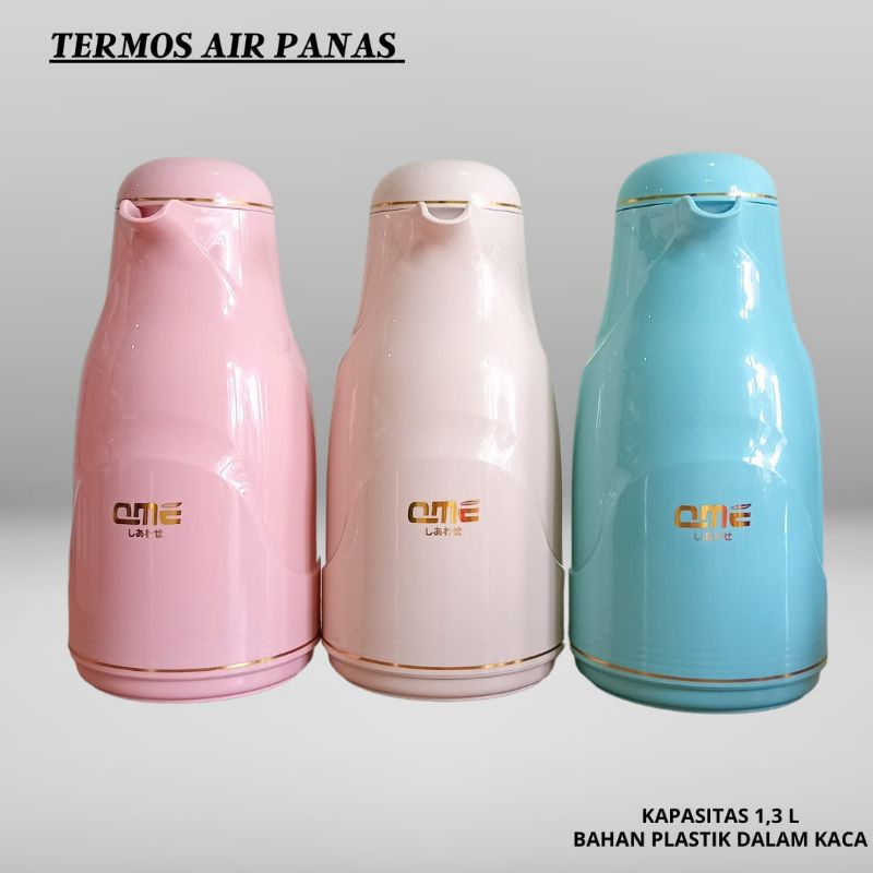 Jual Termos Qme 1300ML Termos Air Panas / Dingin Bahan Kaca Luar ...