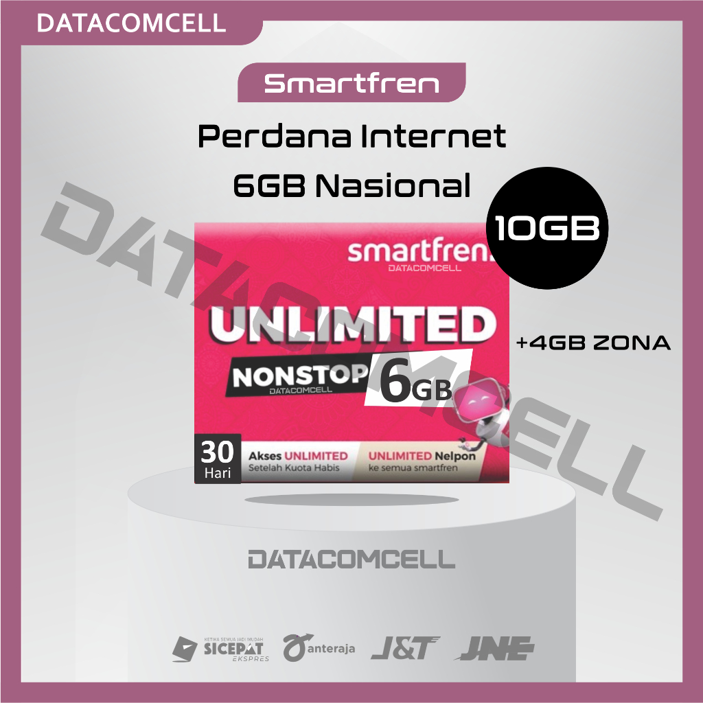 Jual KARTU PERDANA SMARTFREN 6GB 30H 45K NASIONAL (Zona 10GB) | Shopee ...