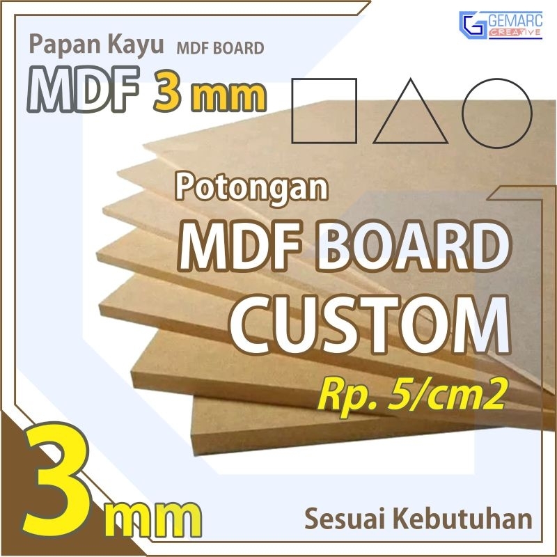 Jual KAYU MDF 3mm CUSTOM | Shopee Indonesia