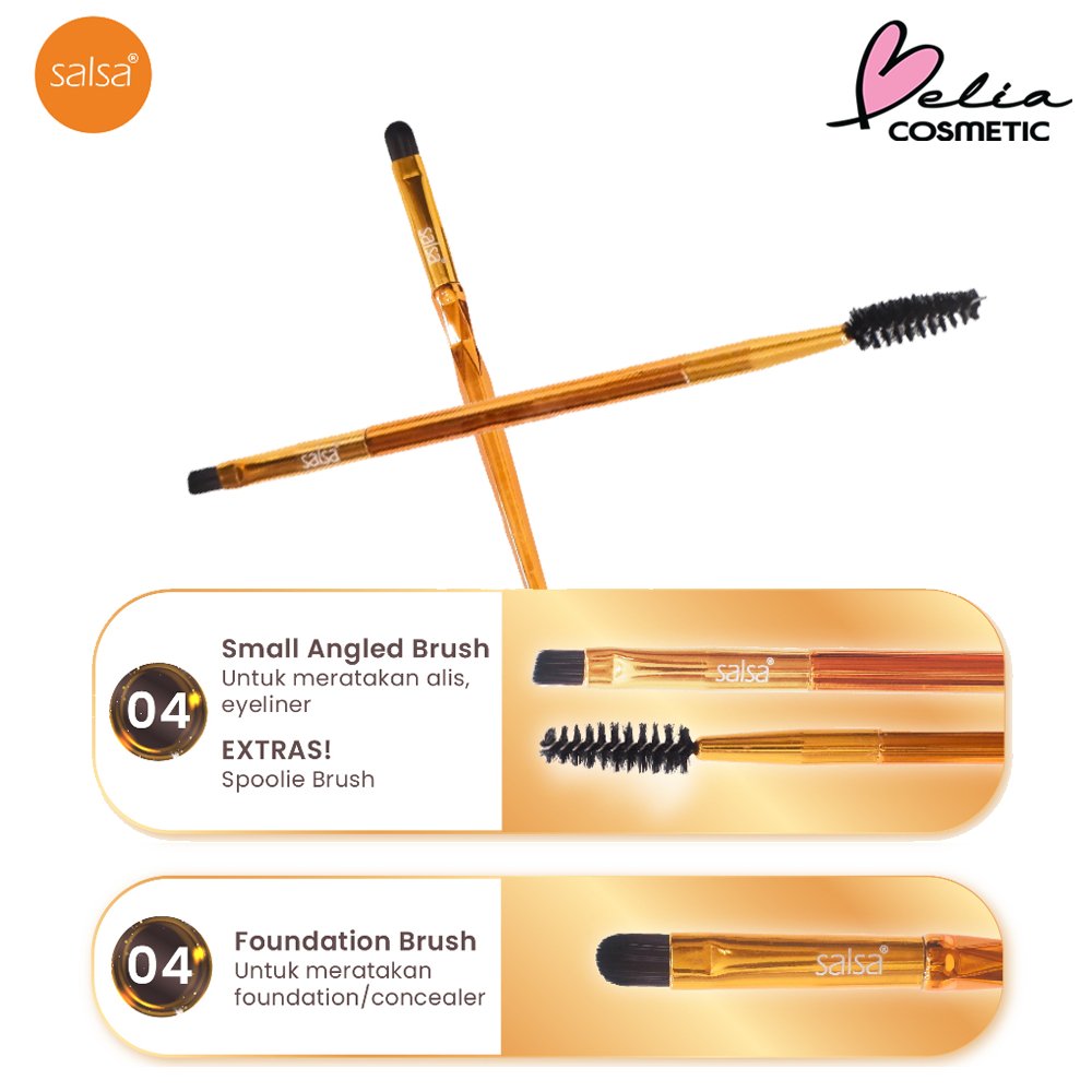 Jual BELIA SALSA Abrakada Brush | Kuas Make Up | Set Brush Pemula ...