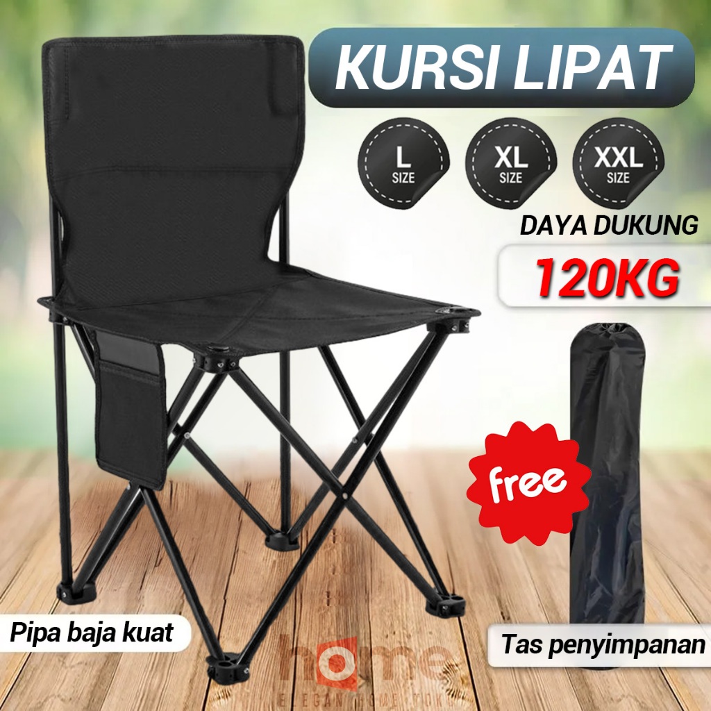 Jual Kursi lipat Serbaguna Outdoor - folding chair stool Portable ...