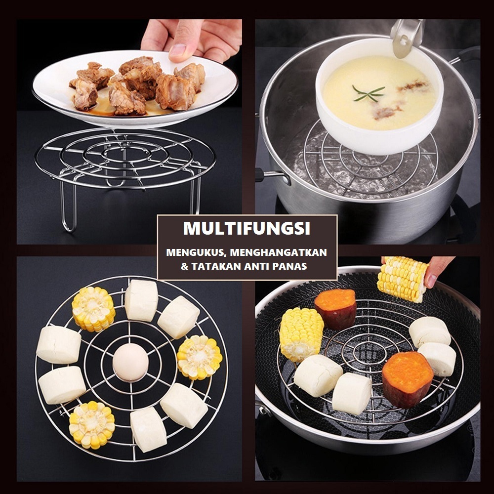 Jual Steamer Stand Wadah Kukus Telur Ayam Ikan Daging Siomay Bakpao ...