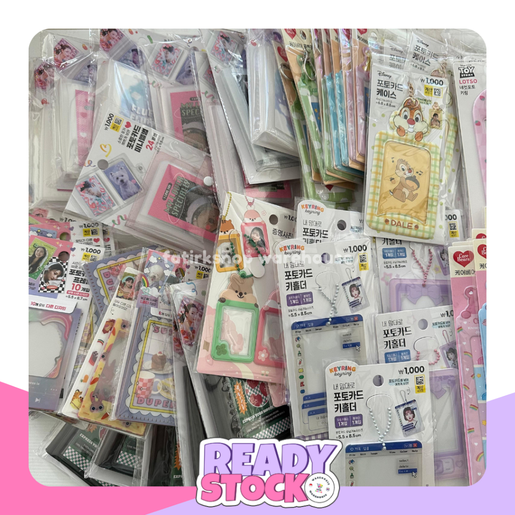 Jual [READY STOCK] KPOP Kolbuk / Cahol ID / Photocard Frame Daiso Korea ...