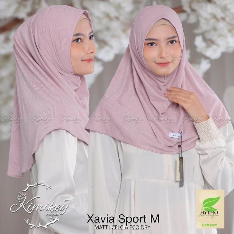 Jual Jilbab Bergo Simple Xevia Sport M Ori Kimikey | Shopee Indonesia