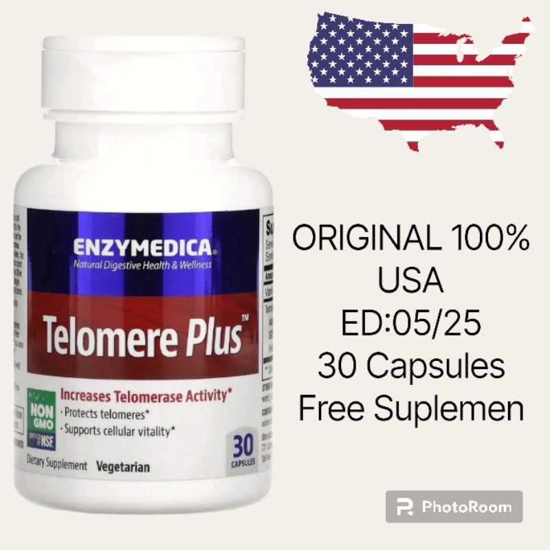 Jual Enzymedica Telomere Plus, 30 Capsules PRE-ORDER USA | Shopee Indonesia
