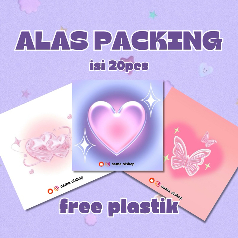 Jual (20 PCS FREE PLASTIK) ALAS PACKING / ALAS PACKAGING / ALAS PACKING ...