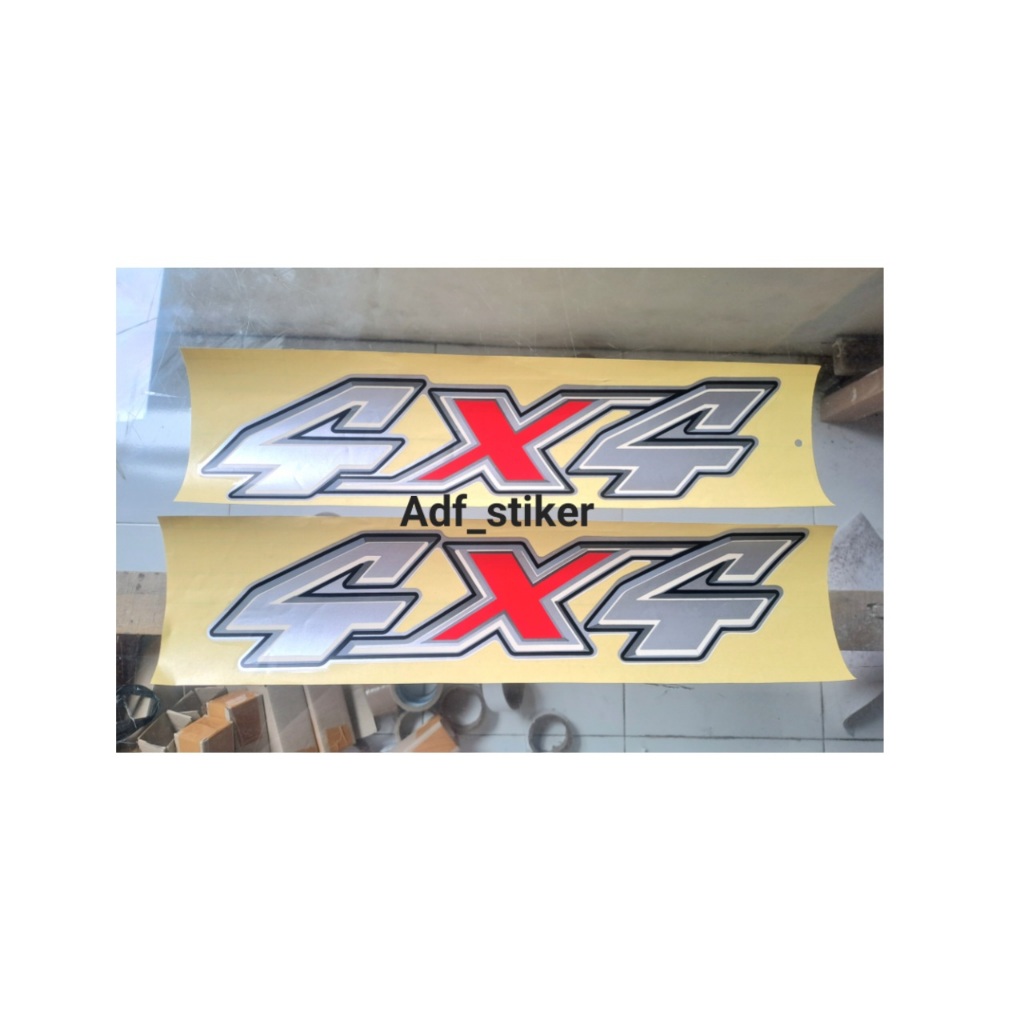 Jual Stiker hilux 4x4 / stiker toyota hilux 4x4 / stiker 4x4 Hilux ...