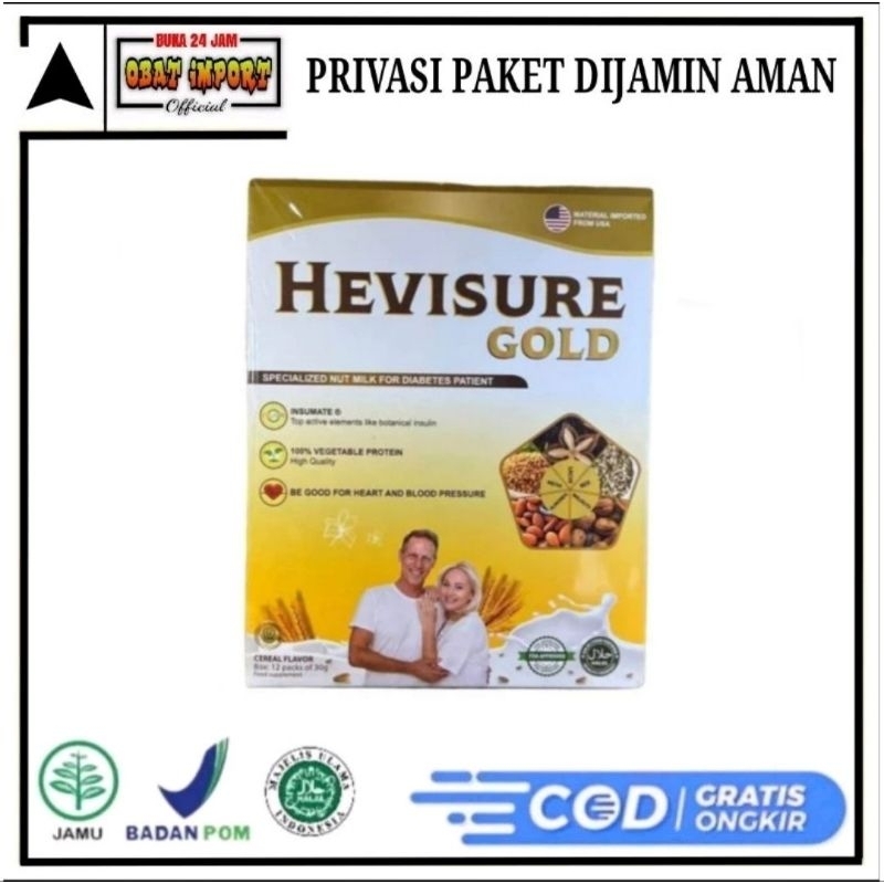 Jual HEVISURE GOLD MILK SUSU OBAT DIABETES DAN KENCING MANIS PANKREAS ...