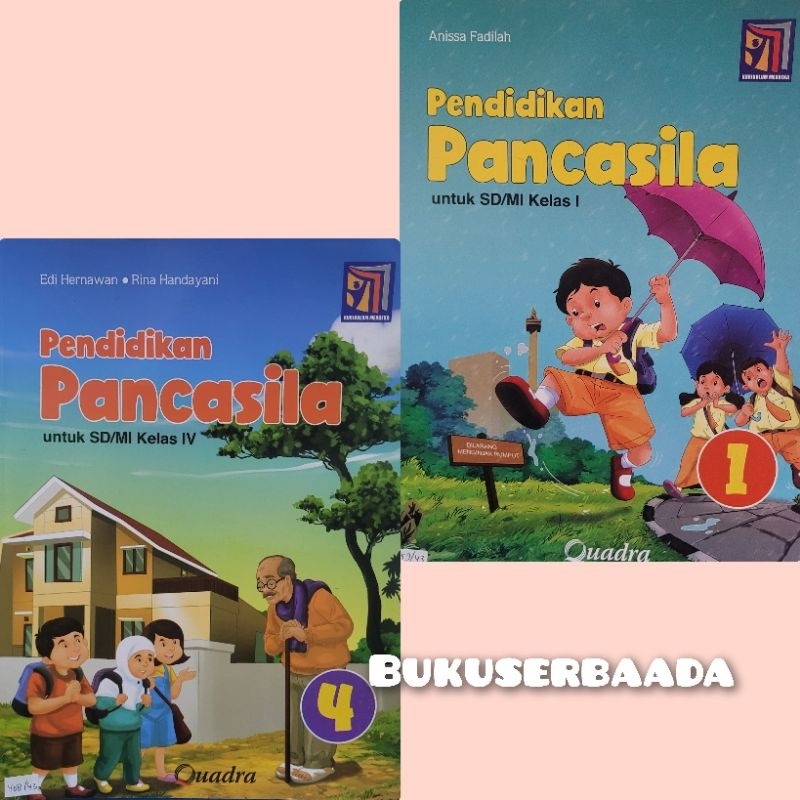 Jual BUKU QUADRA PENDIDIKAN PANCASILA KELAS 1 DAN 4 SD KURIKULUM MERDEKA | Shopee Indonesia