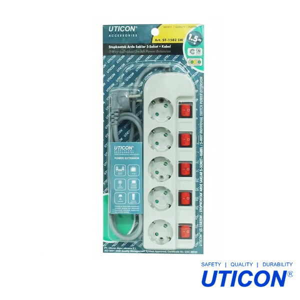 Jual Stop Kontak Uticon 2 3 4 5 6 Lubang 2lb 3lb 4lb 5lb 6lb Multi socket Uticon Saklar switch ...