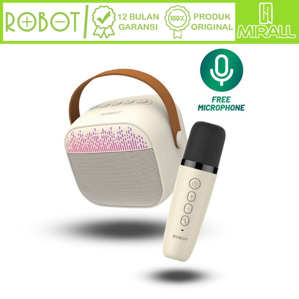 Jual ROBOT RB50 Speaker Wireless Bluetooth Karaoke Portable With Mic ...