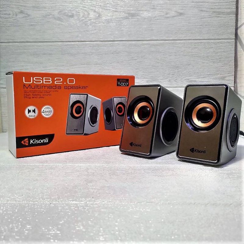 Jual SPEAKER SPEKER SPIKER USB KISONLI T-007 2 INCH | Shopee Indonesia