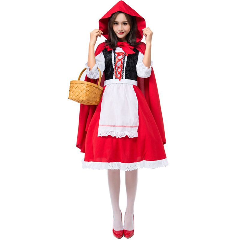 Jual jojokids W-9079 | italian red riding hood costume women adult ...