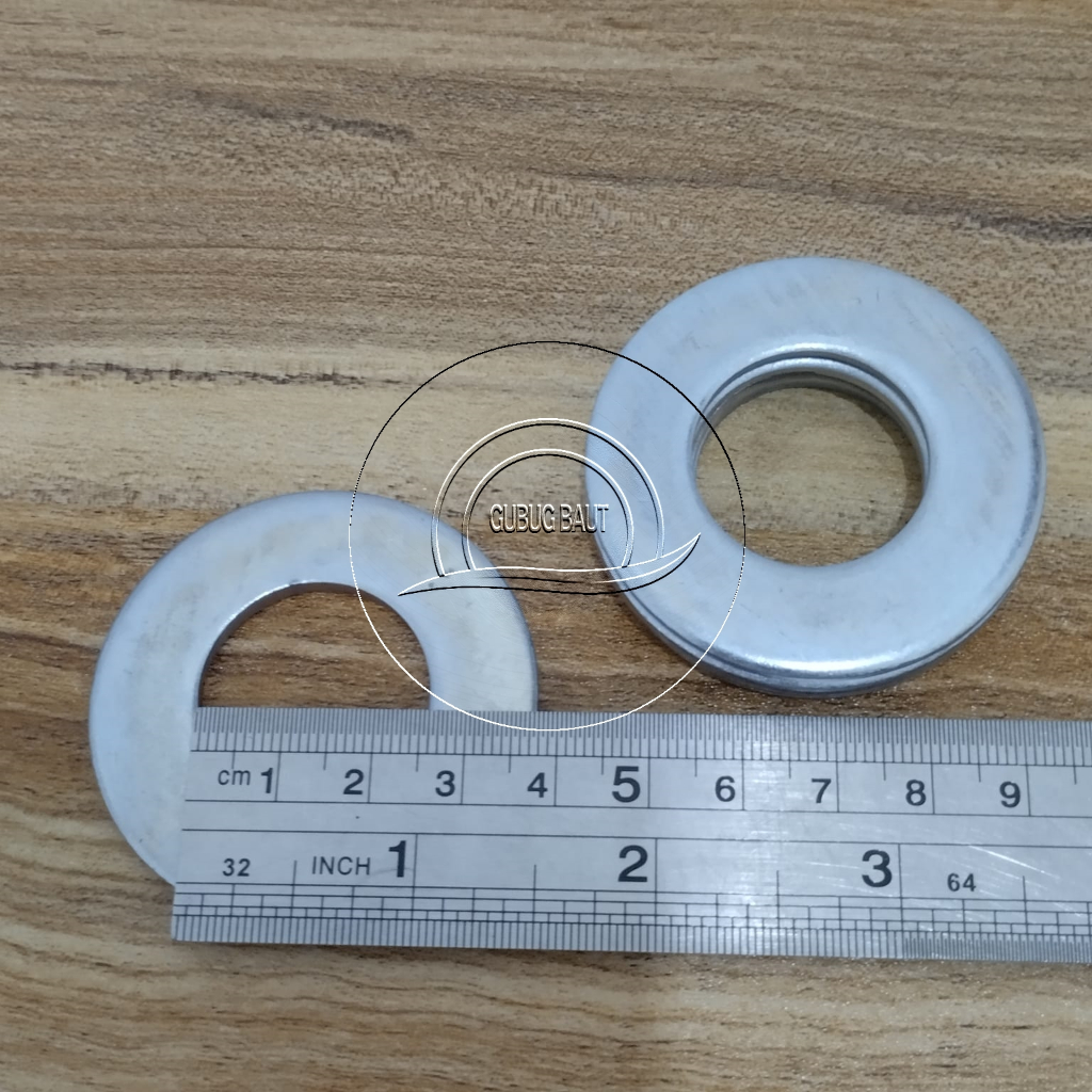 Jual RING PLAT M24 PUTIH GALVANIZ WASHER PLATE FLAT GLAVANIS RING BAUT ...