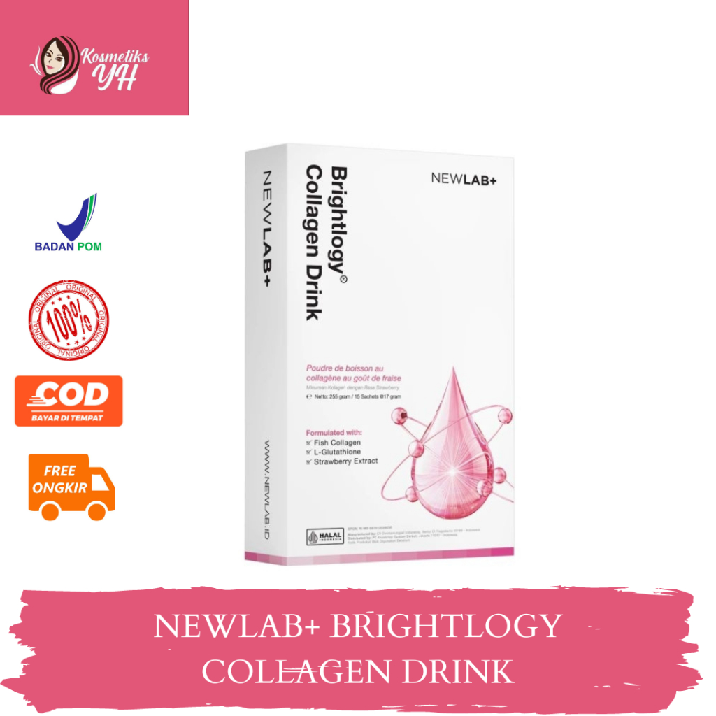 Jual NEWLAB BRIGHTOLOGY COLLAGEN DRINK MINUMAN COLLAGEN ATAU COLAGEN ...