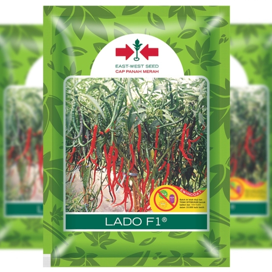 Jual Benih Cabe Keriting Unggul LADO F1 150 Butir - cap PANAH MERAH ...