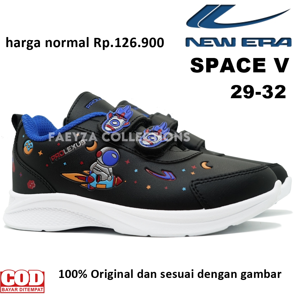 Jual Sepatu Sekolah Anak laki laki Paud TK SD New Era SPACE Perekat ...