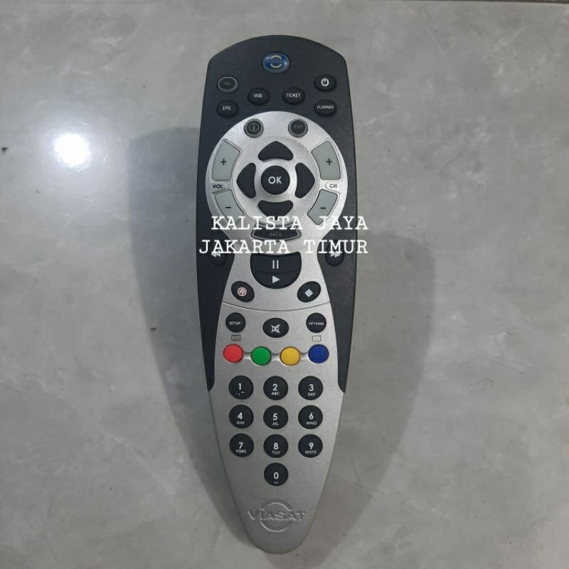 Jual REMOTE REMOT PARABOLA RECEIVER VIASAT HD URC-60023RJ0-00 ORIGINAL ...