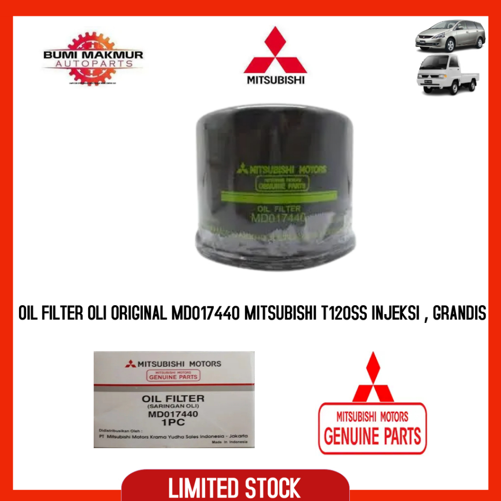 Jual OIL FILTER OLI ORIGINAL MD017440 MITSUBISHI T120SS INJEKSI ...