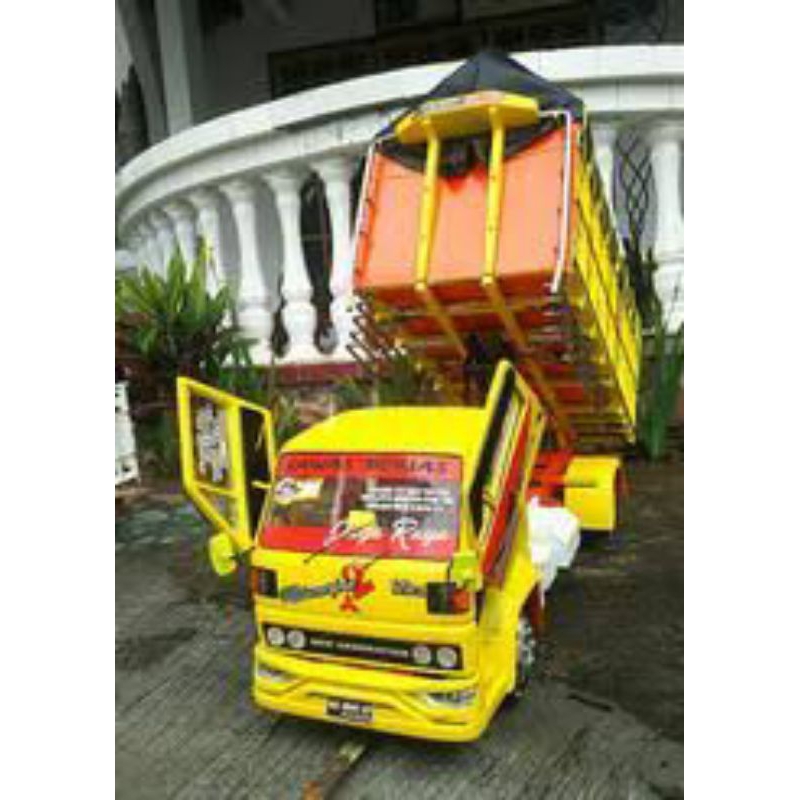 Jual mainan murah miniatur truk oleng kuning free fire mainan full ...