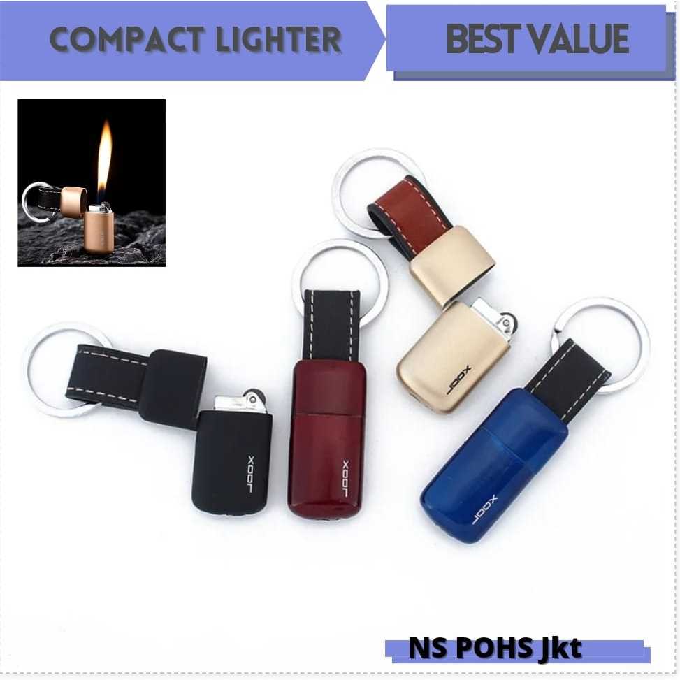 Jual Compact Lighter Gantungan Kunci mobil Korek Api Waterproof Korek ...